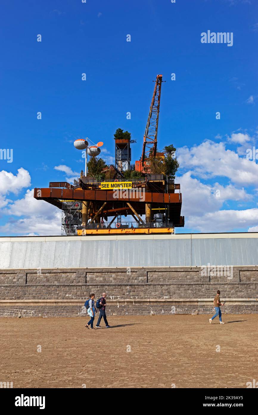 Weston-super-Mare, UK, 24 September 2022. See Monster on the day that ...