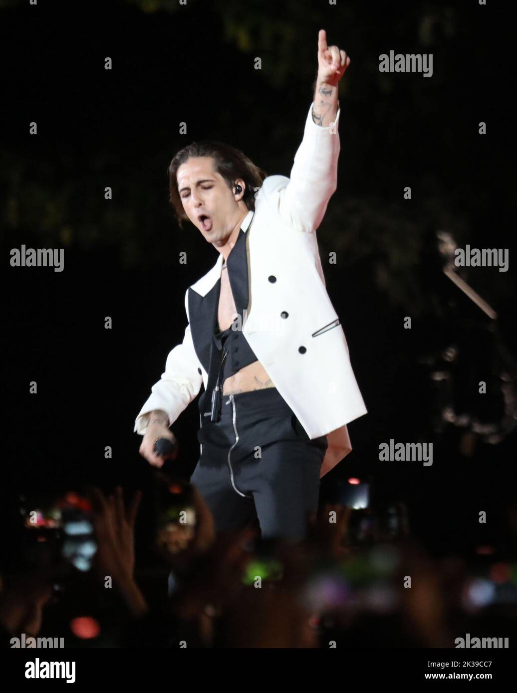 September 24, 2022, New York City, New York, USA: Singer DAMIANO DAVID ...