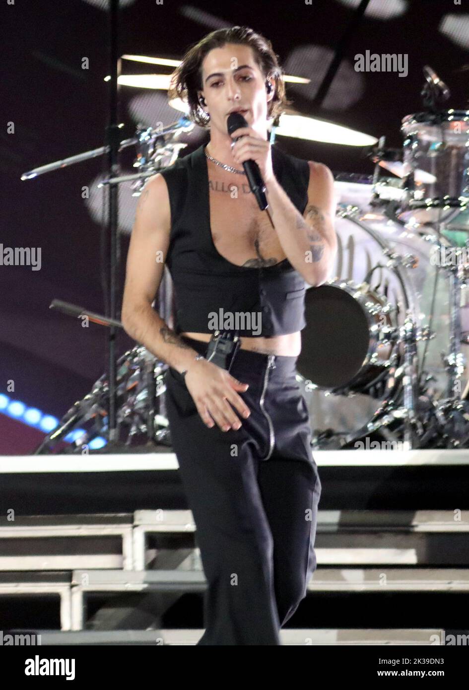 September 24, 2022, New York City, New York, USA: Singer DAMIANO DAVID ...