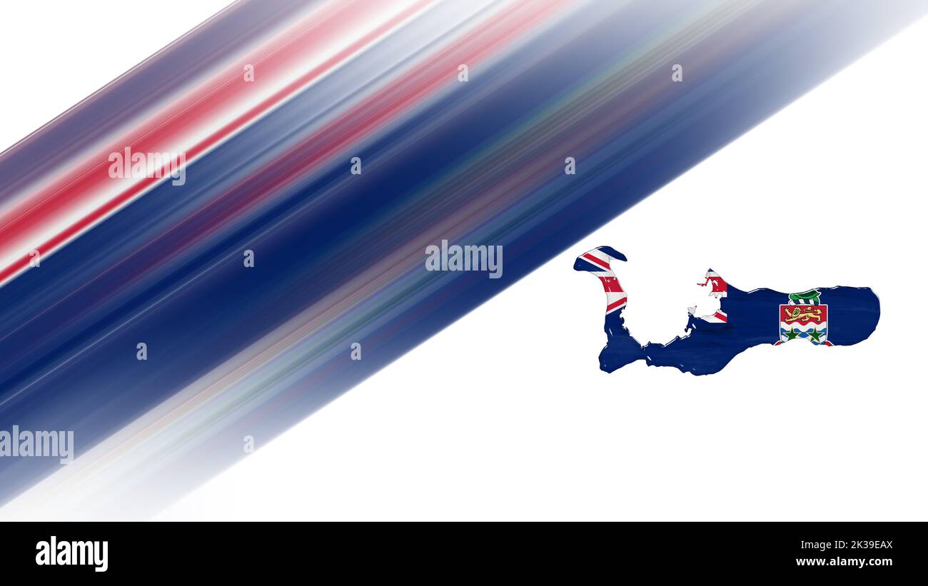 Map of Cayman Islands, flag map, National colors background Stock Photo ...