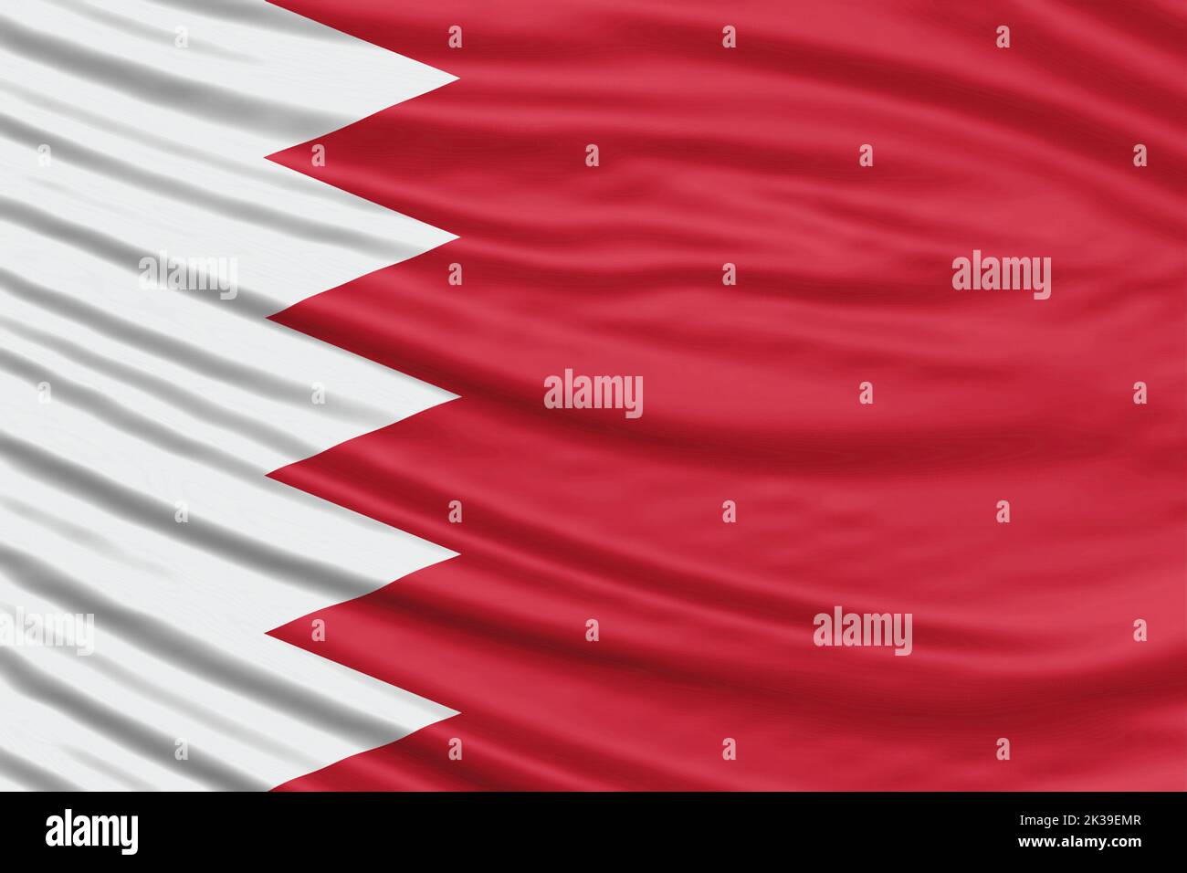 Bahrain Flag Wave Close Up, national flag background Stock Photo - Alamy
