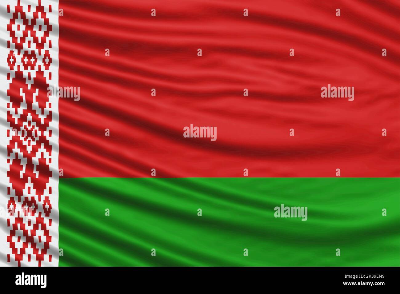 Fabric flag belarus hi-res stock photography and images - Alamy