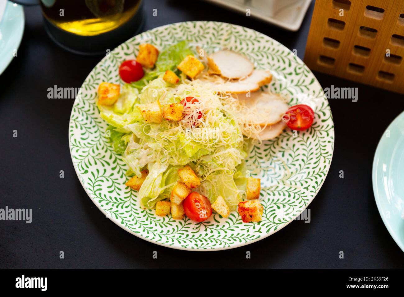 American classic caesar salad hi-res stock photography and images - Alamy