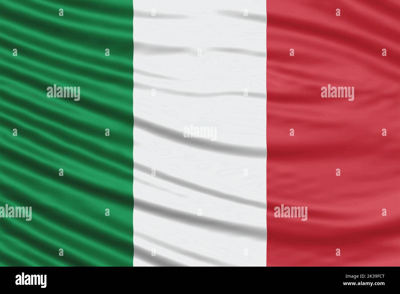 Italy Flag Wave Close Up, national flag background Stock Photo - Alamy