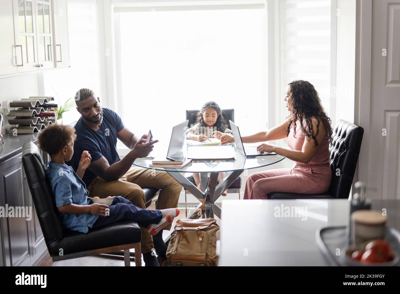 Homework room brother sister hi-res stock photography and images - Alamy