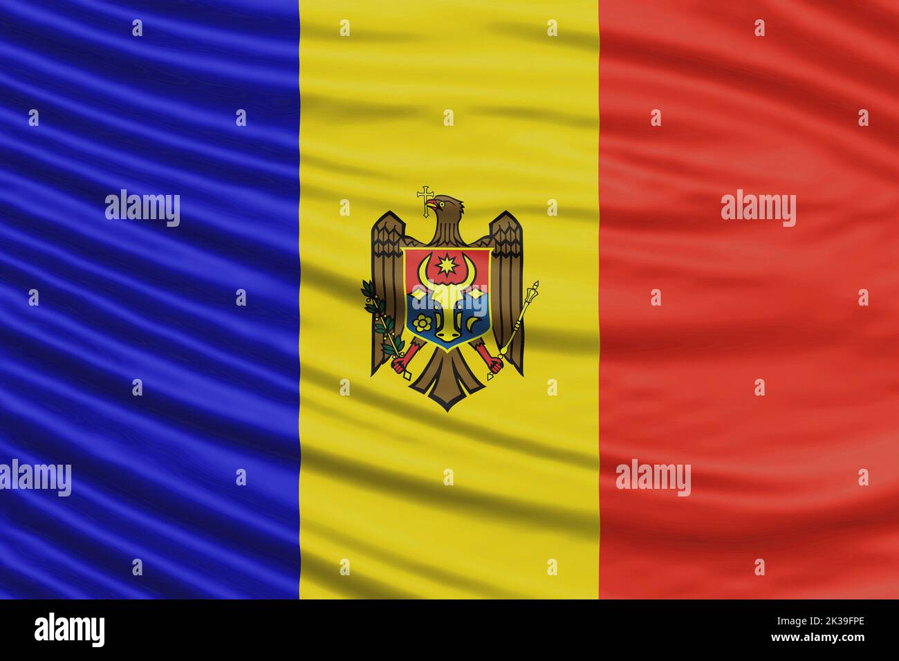 Moldova Flag Wave Close Up, national flag background Stock Photo - Alamy