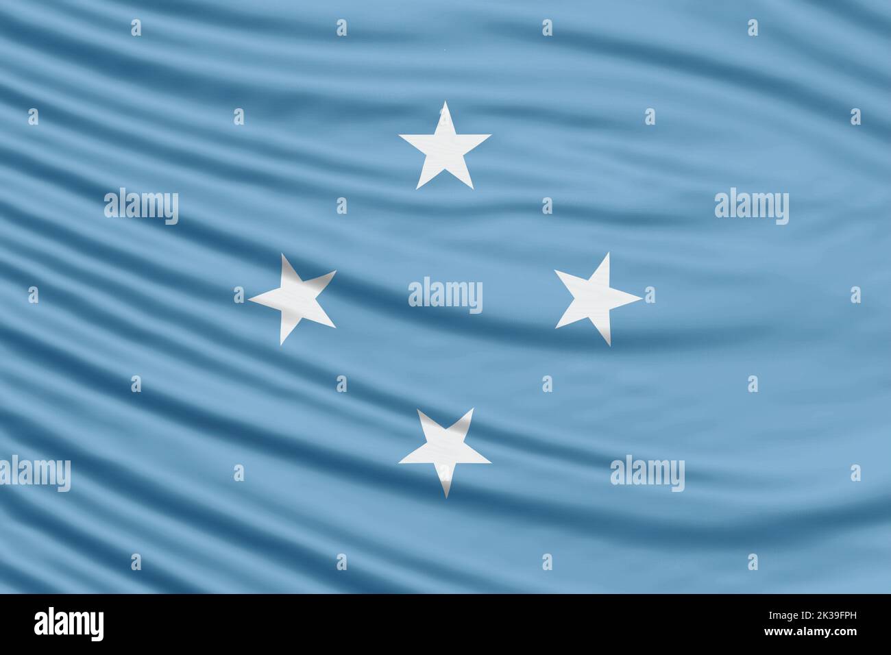 Micronesia Flag Wave Close Up, national flag background Stock Photo - Alamy