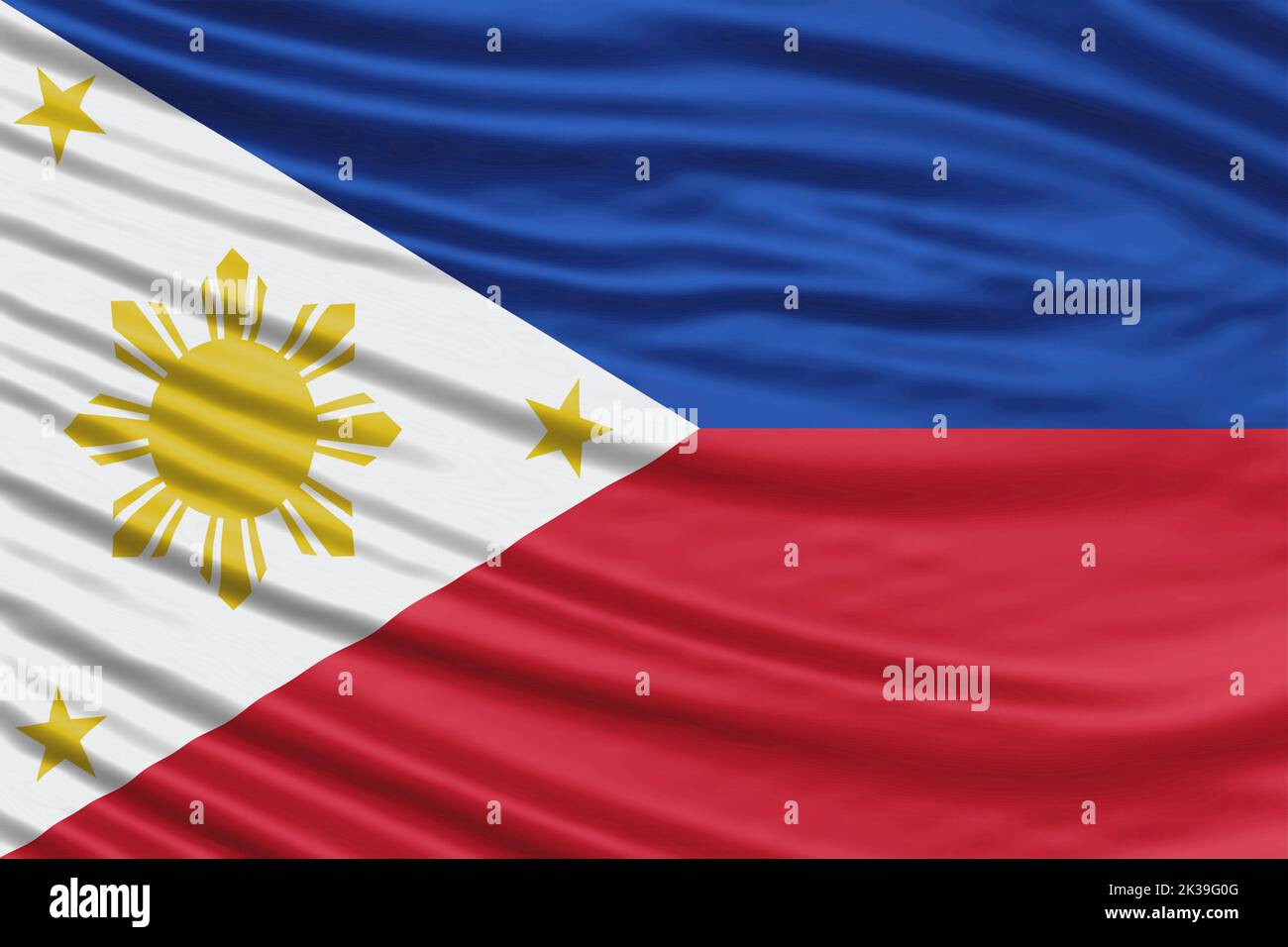 Philippines Flag Wave Close Up, national flag background Stock Photo ...