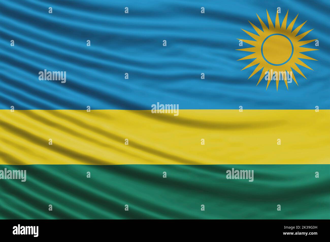 Rwanda Flag Wave Close Up, national flag background Stock Photo - Alamy