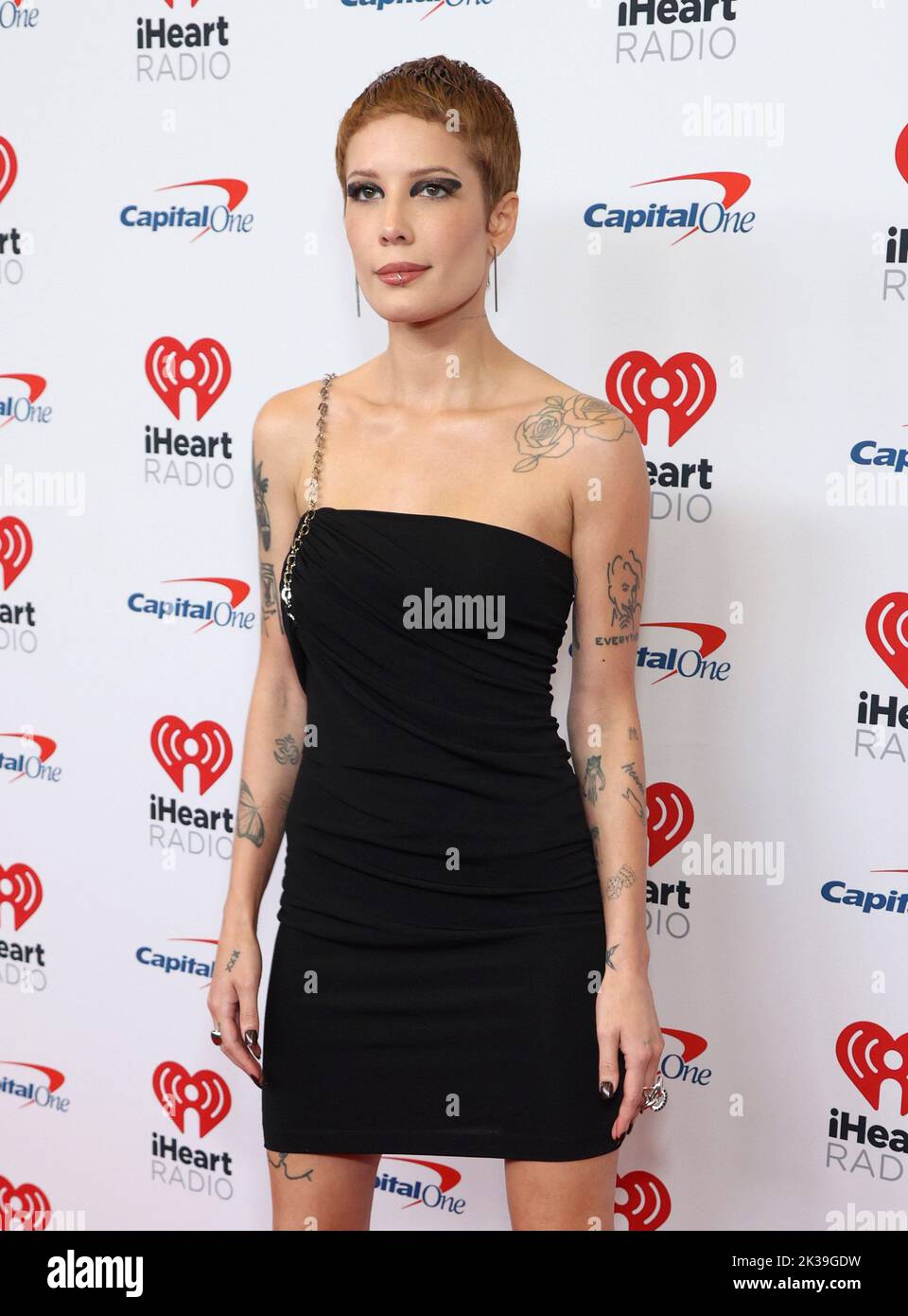 Las Vegas, USA. 24th Sep, 2022. Halsey backstage at the 2022 ...