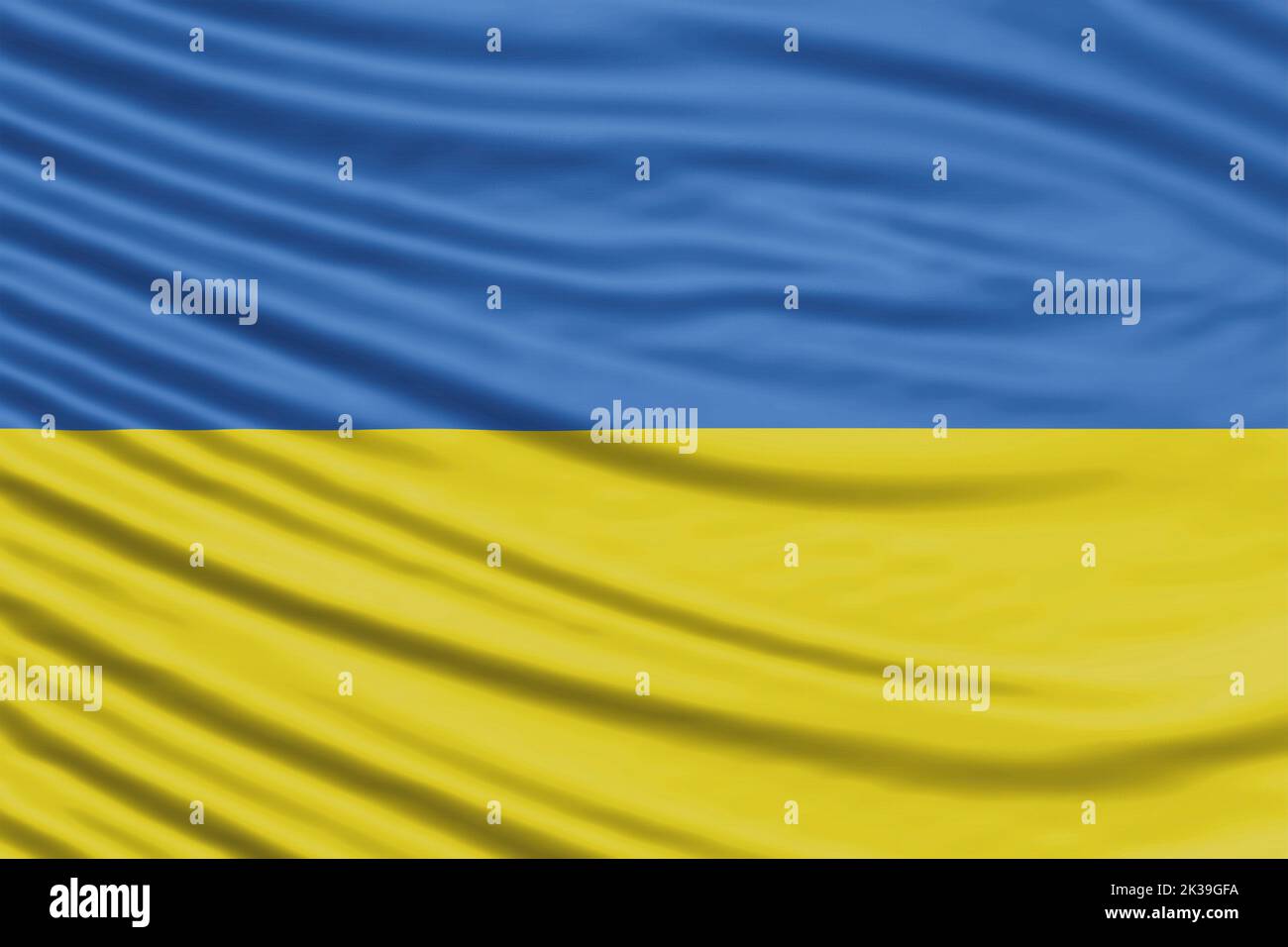 Ukraine Flag Wave Close Up, national flag background Stock Photo - Alamy