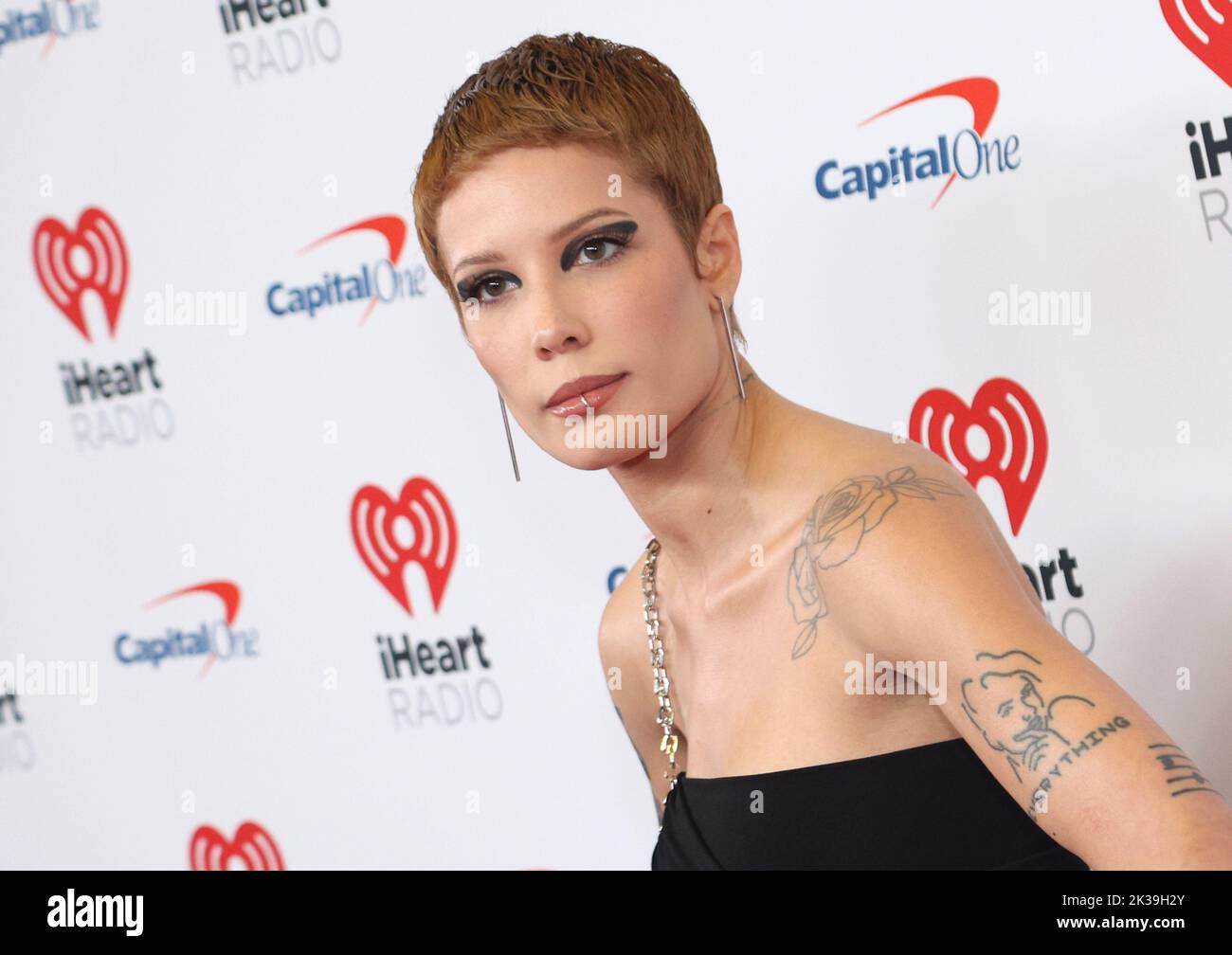 Las Vegas, USA. 24th Sep, 2022. Halsey backstage at the 2022 ...