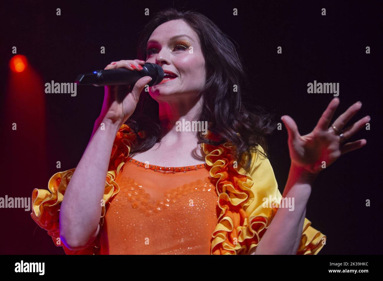 GUILDFORD, ENGLAND: Sophie Ellis-Bextor performs on stage at G Live ...