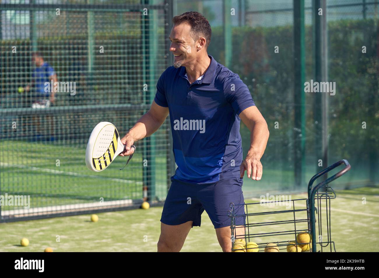 Padel game hi-res stock photography and images - Alamy