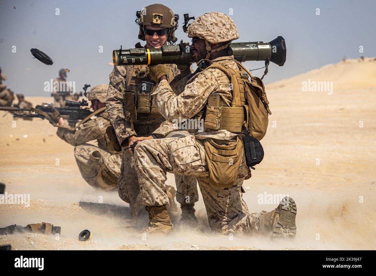 U.S. Marine Corps Pfc. JaKobe Hartford, a rifleman with India Company ...