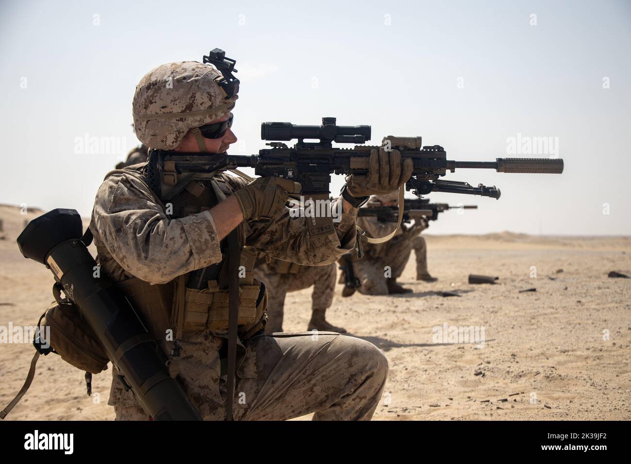A U.S. Marine with 3rd Battalion, 5th Marine Regiment, 1st Marine ...