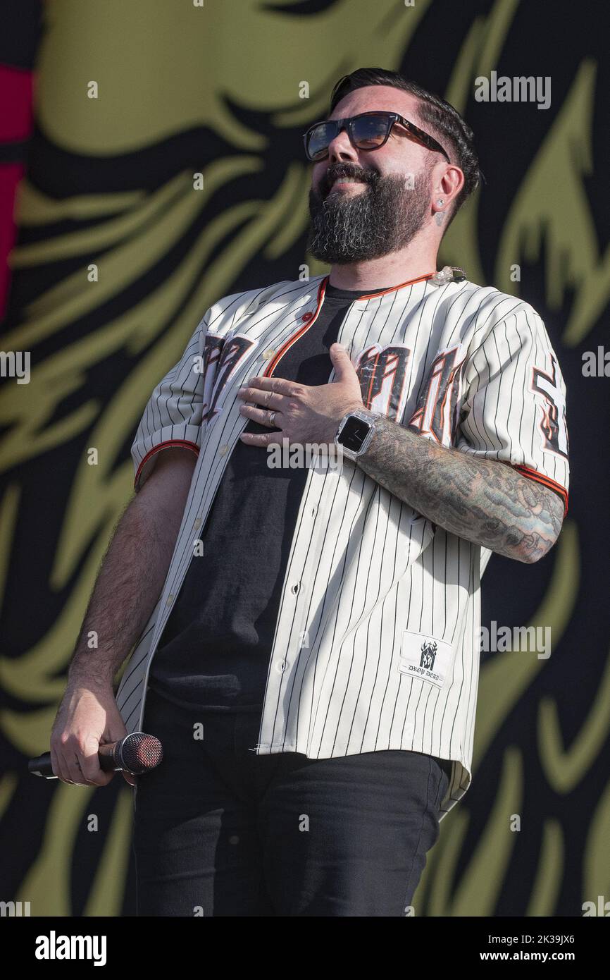 CASTLE DONINGTON: Download Festival Day 1 Featuring: Jeremy McKinnon ...