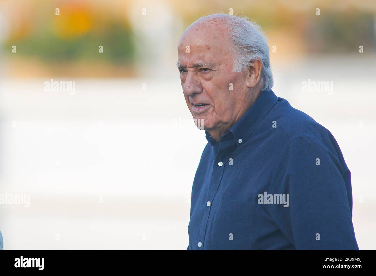A CORUNA, SPAIN - JULY 17:Portrait of Amancio Ortega , founder of ...