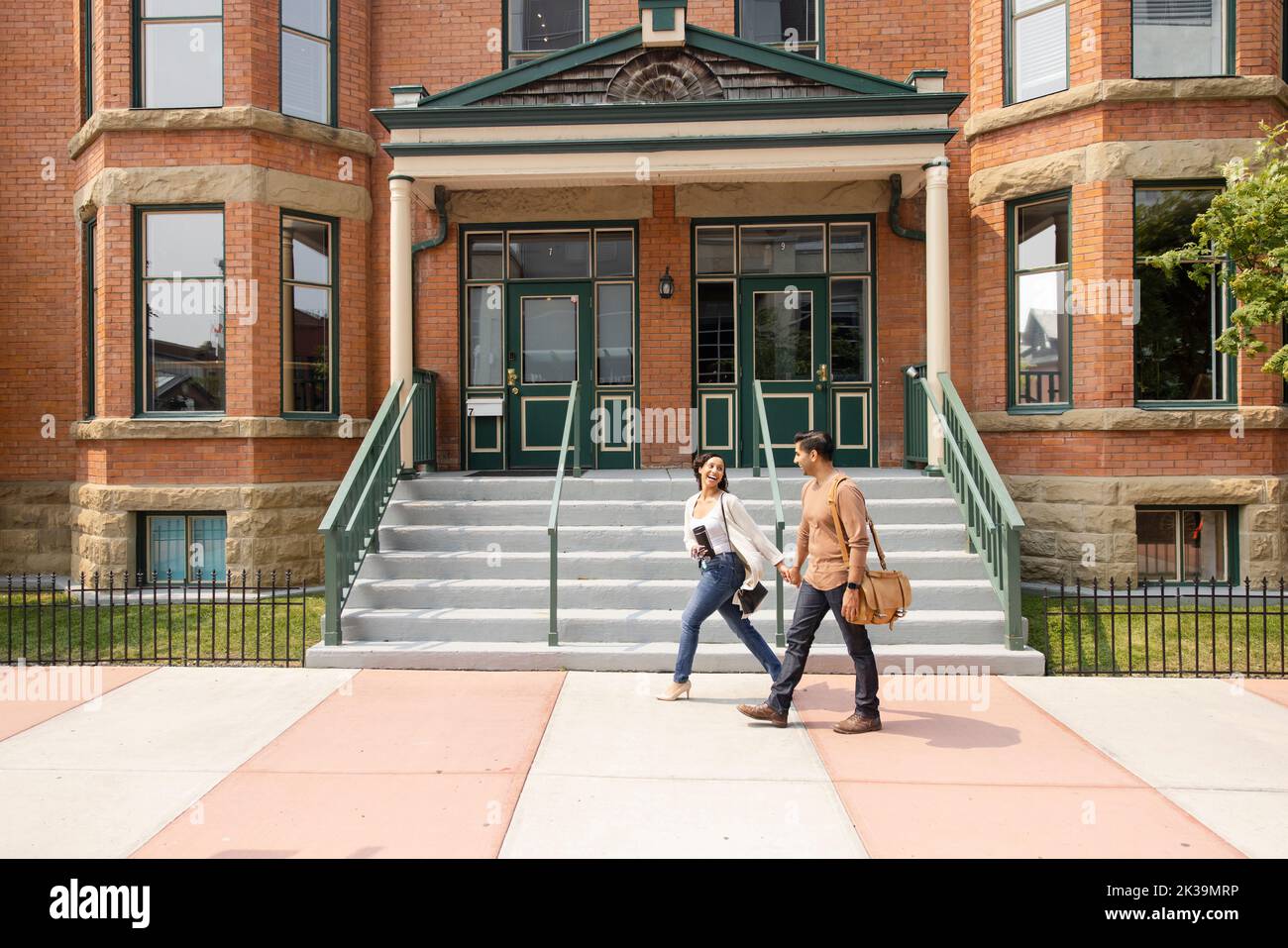 Side view of brick building hi-res stock photography and images - Alamy