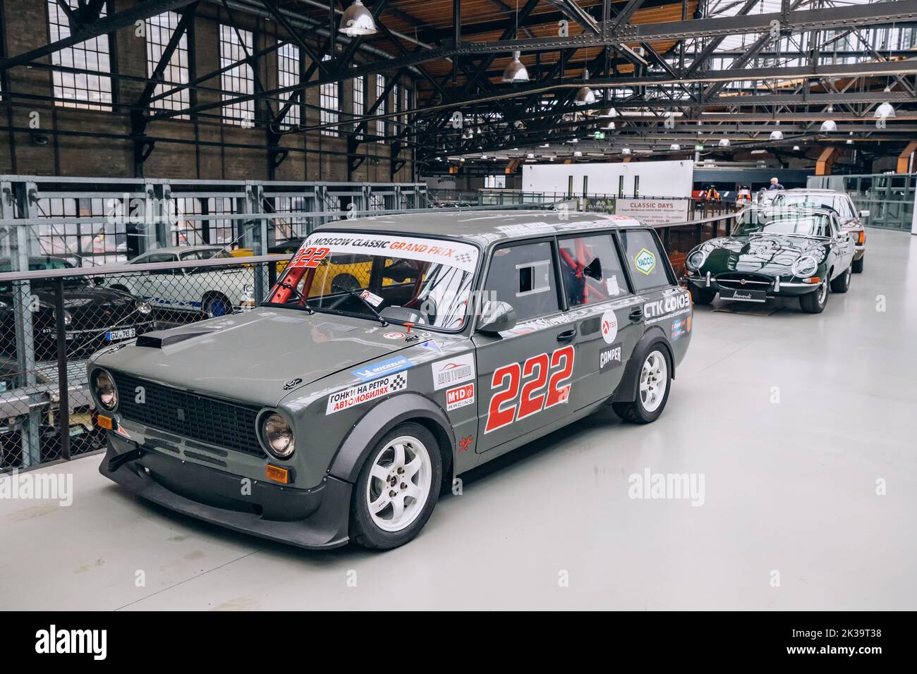 21 July 2022, Dusseldorf, Germany: Russian AvtoVaz Racing car winner of ...
