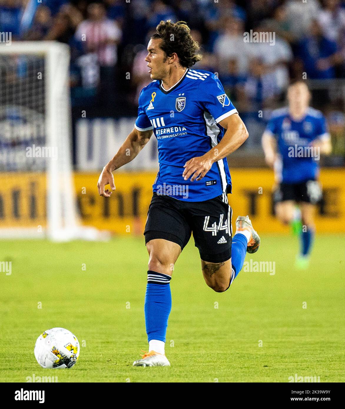 September 24, 2022 Palo Alto, CA USA San Jose forward Cade Cowell (44 ...