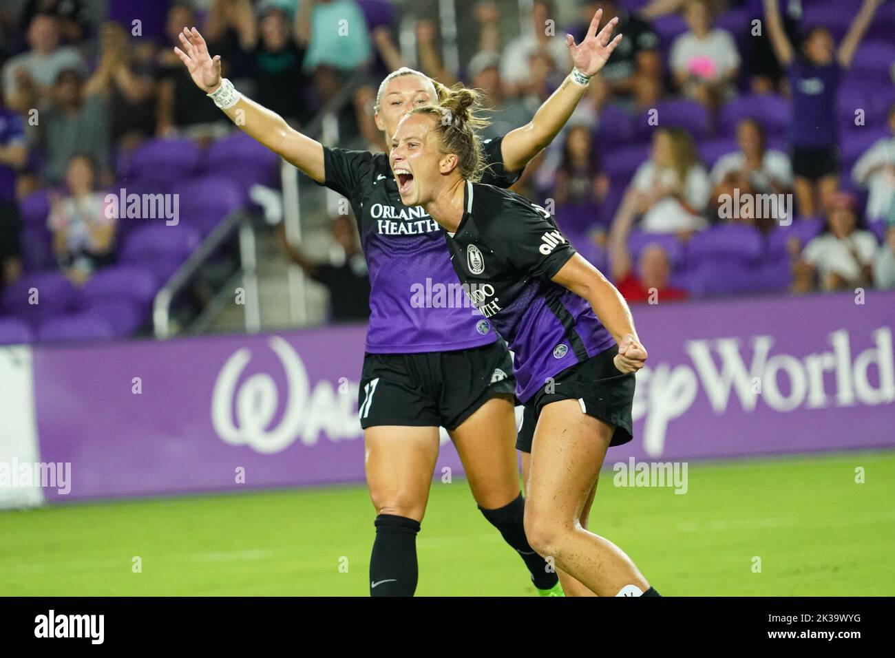 Orlando, Florida, USA, September 25, 2022, Orlando Pride player Meggie ...