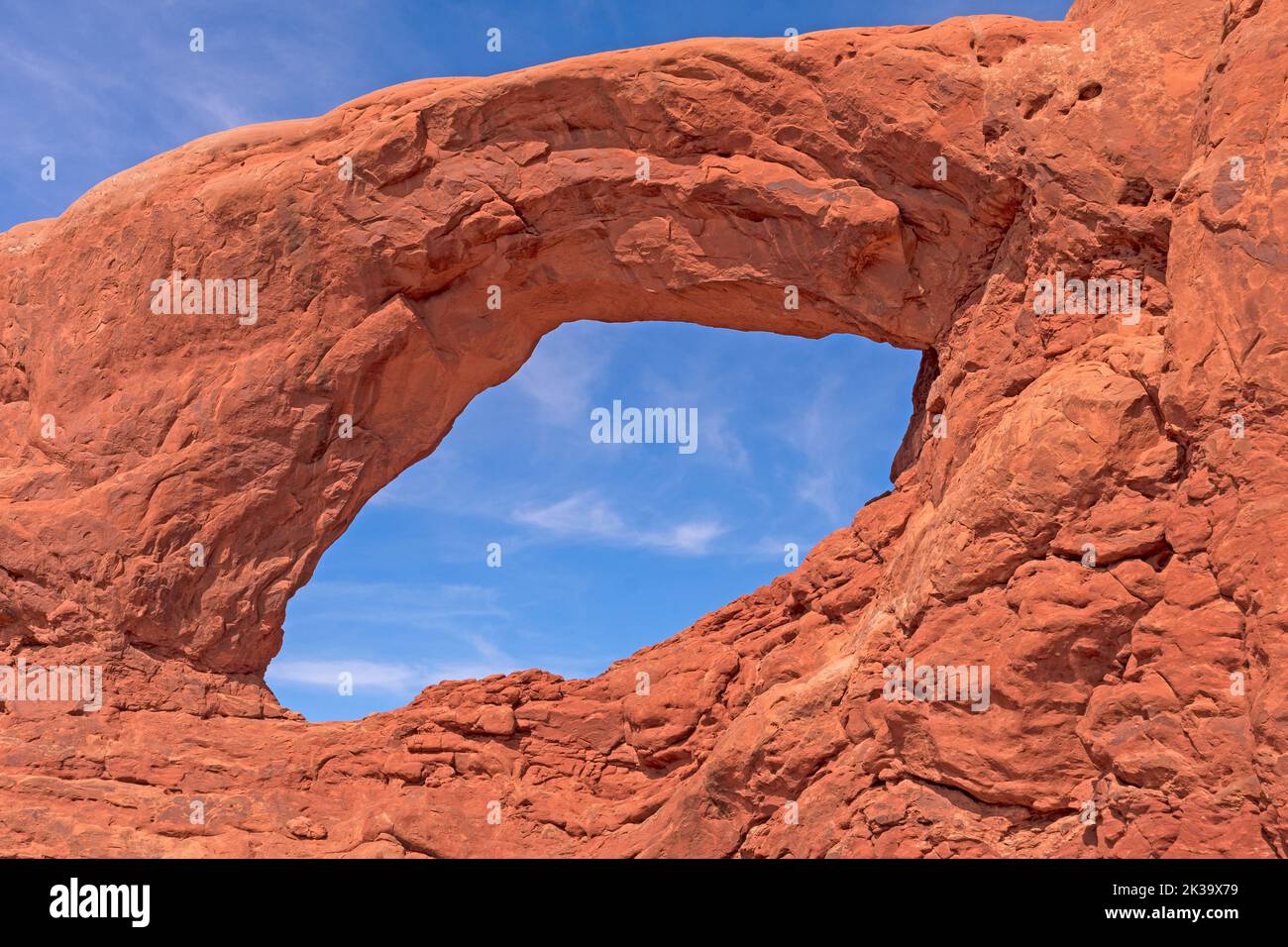 Window Into the Desert Sky on the South Window in Arches National Park ...