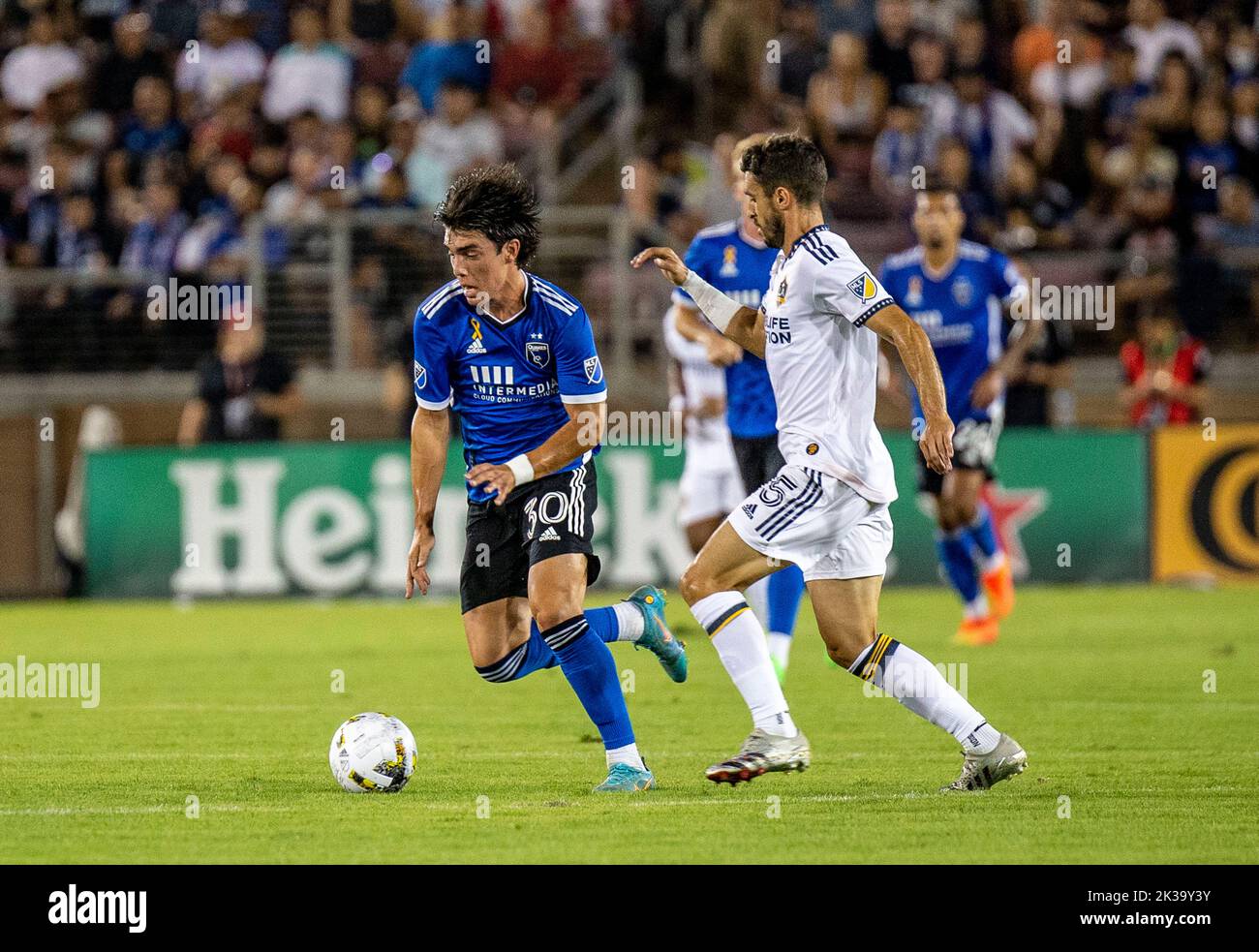 San jose midfielder niko tsakiris hi-res stock photography and images ...