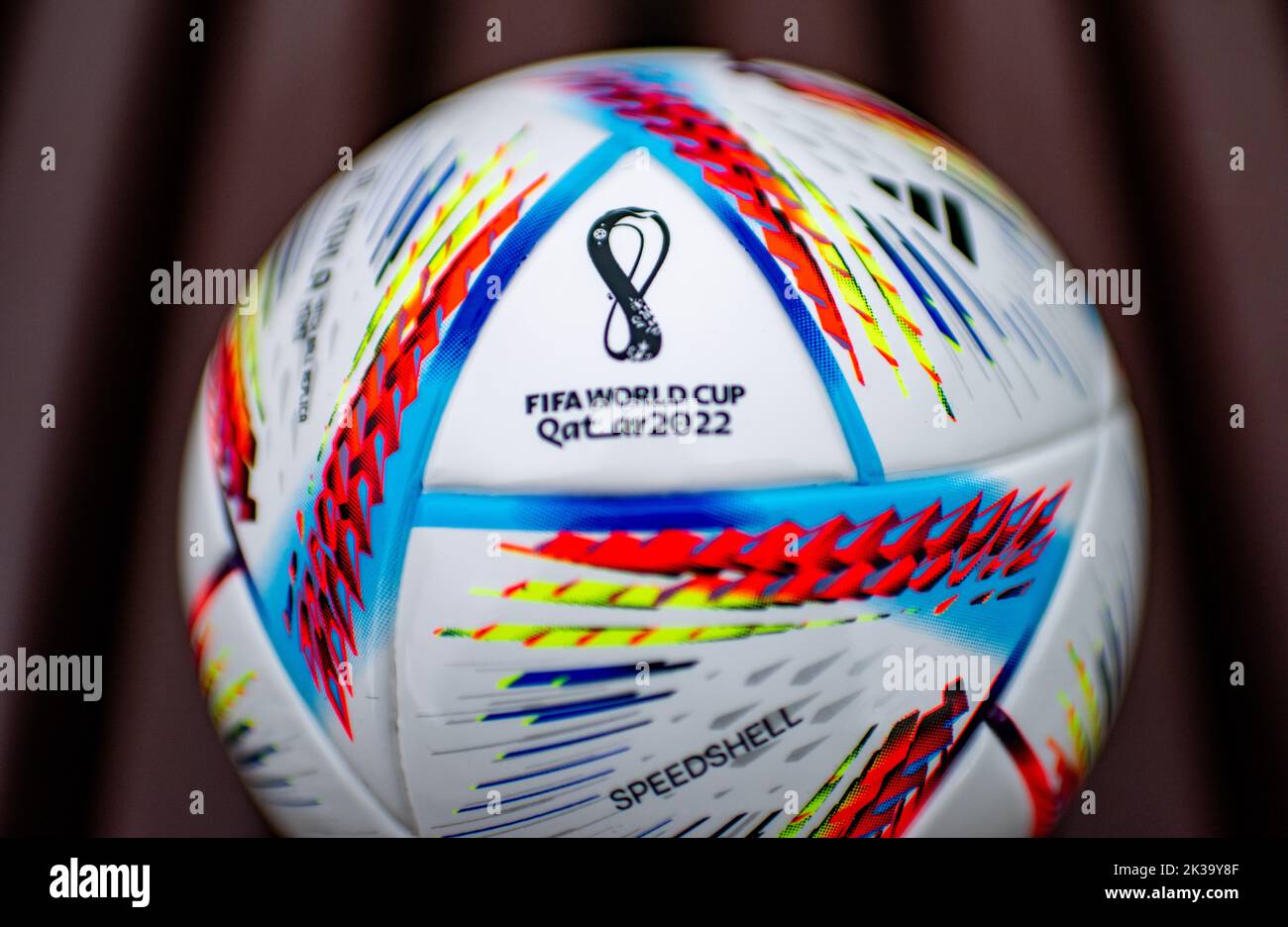 September 25, 2022, Doha, Qatar, The official ball of the 2022 FIFA ...
