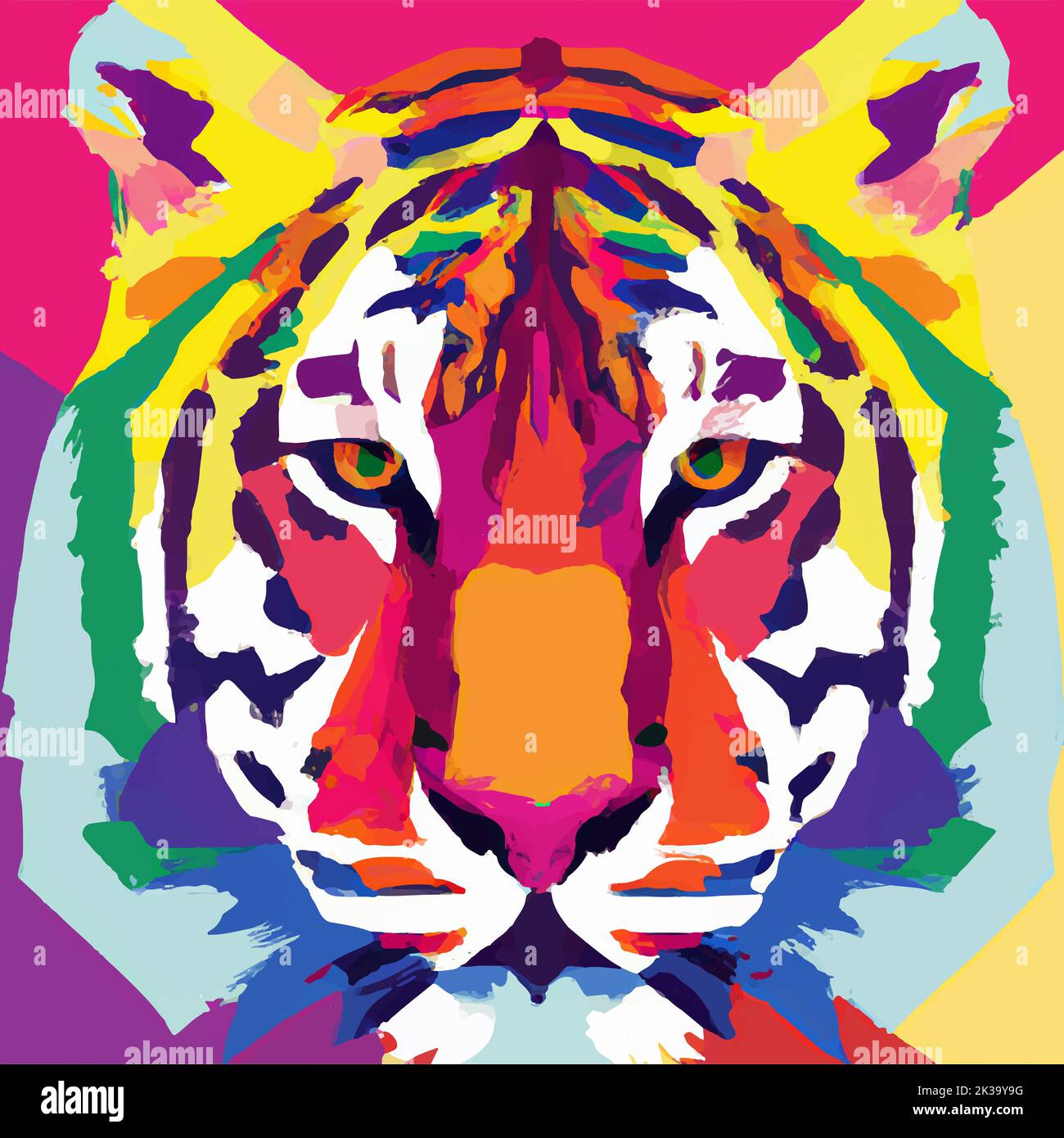 Pop art animal hi-res stock photography and images - Alamy