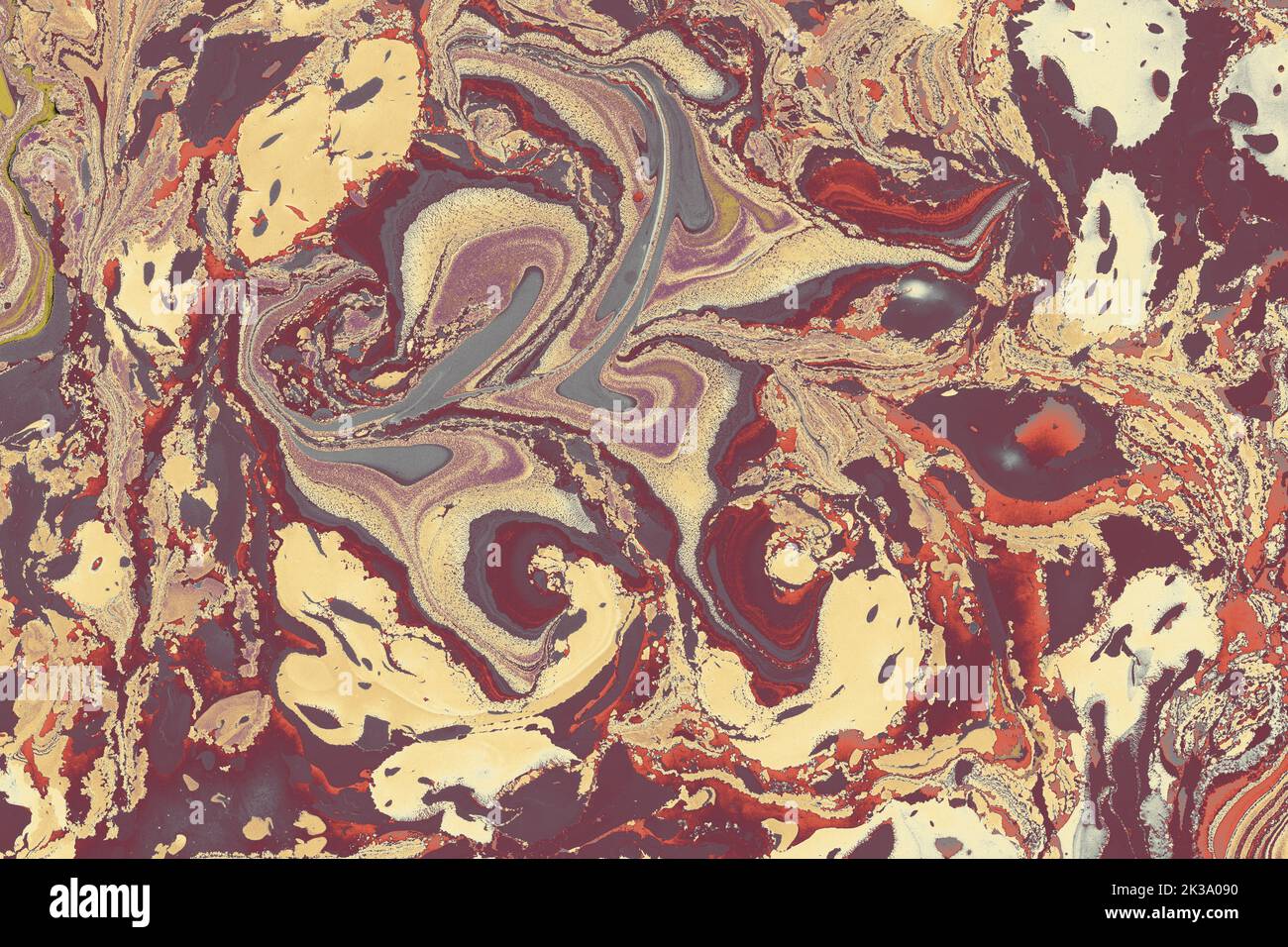 Ebru marble effect pattern design for print Stock Photo - Alamy