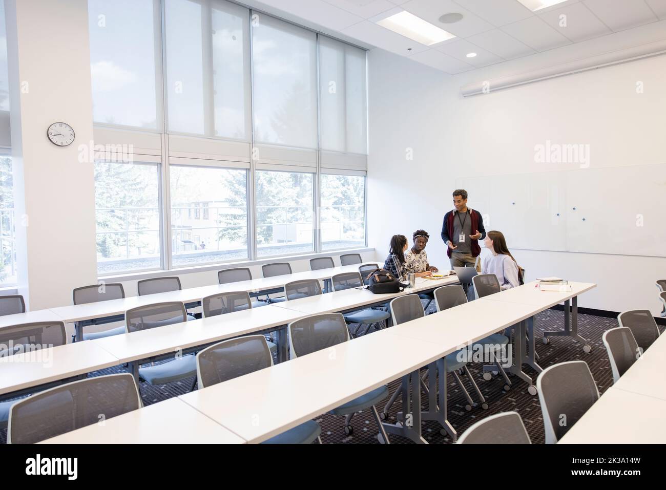 University students in classroom hi-res stock photography and images ...