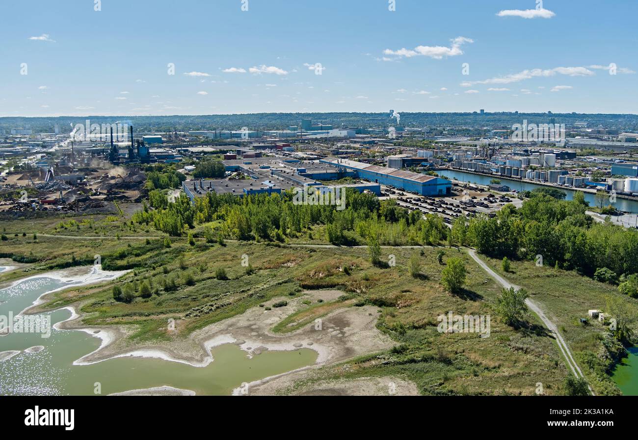 Hamilton Industrial Area steel mills Stock Photo - Alamy