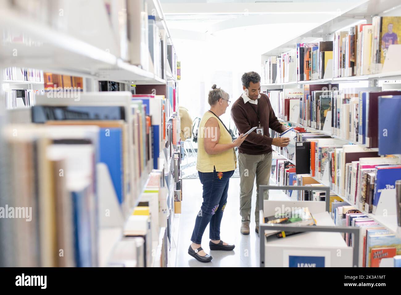 Full bookshelf hi-res stock photography and images - Alamy