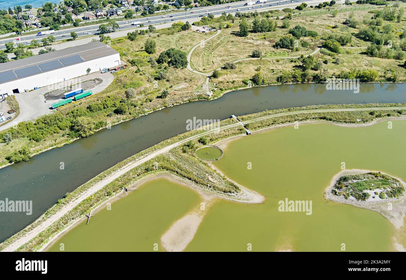 Hamilton Industrial Area steel mills Stock Photo - Alamy