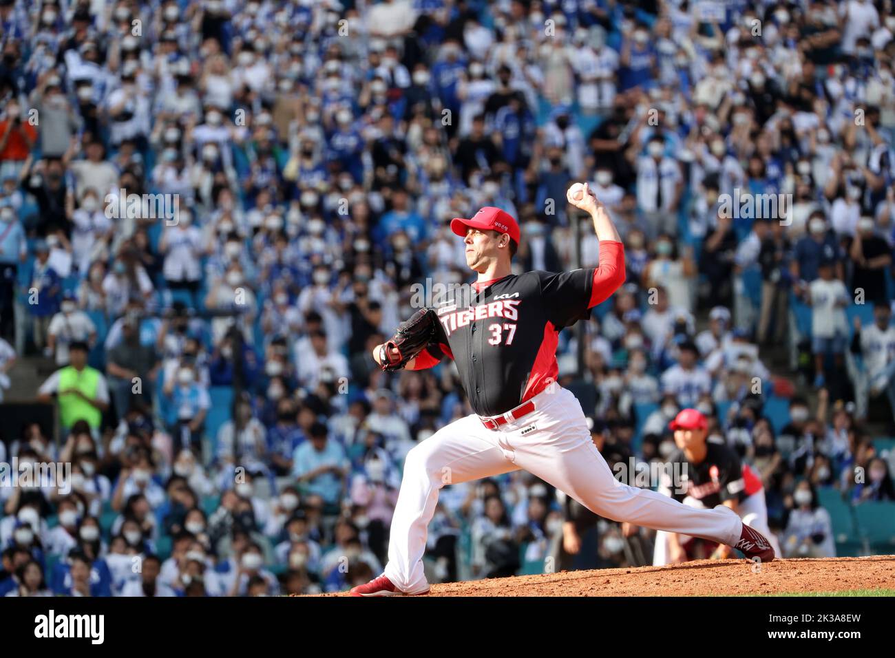 26th Sep, 2022. Baseball: Samsung Lions vs. Kia Tigers Kia Tigers ...