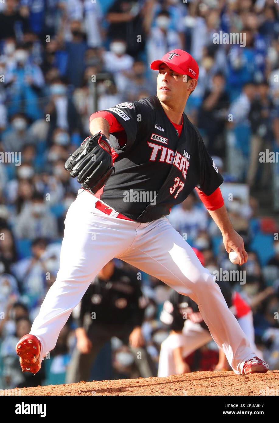 26th Sep, 2022. Baseball: Samsung Lions vs. Kia Tigers Kia Tigers ...