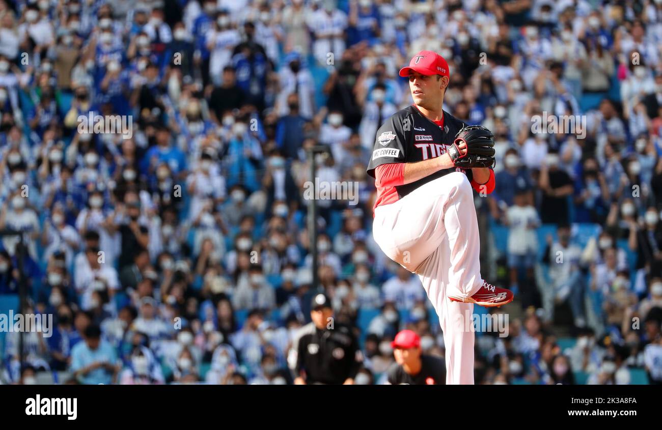 26th Sep, 2022. Baseball: Samsung Lions vs. Kia Tigers Kia Tigers ...