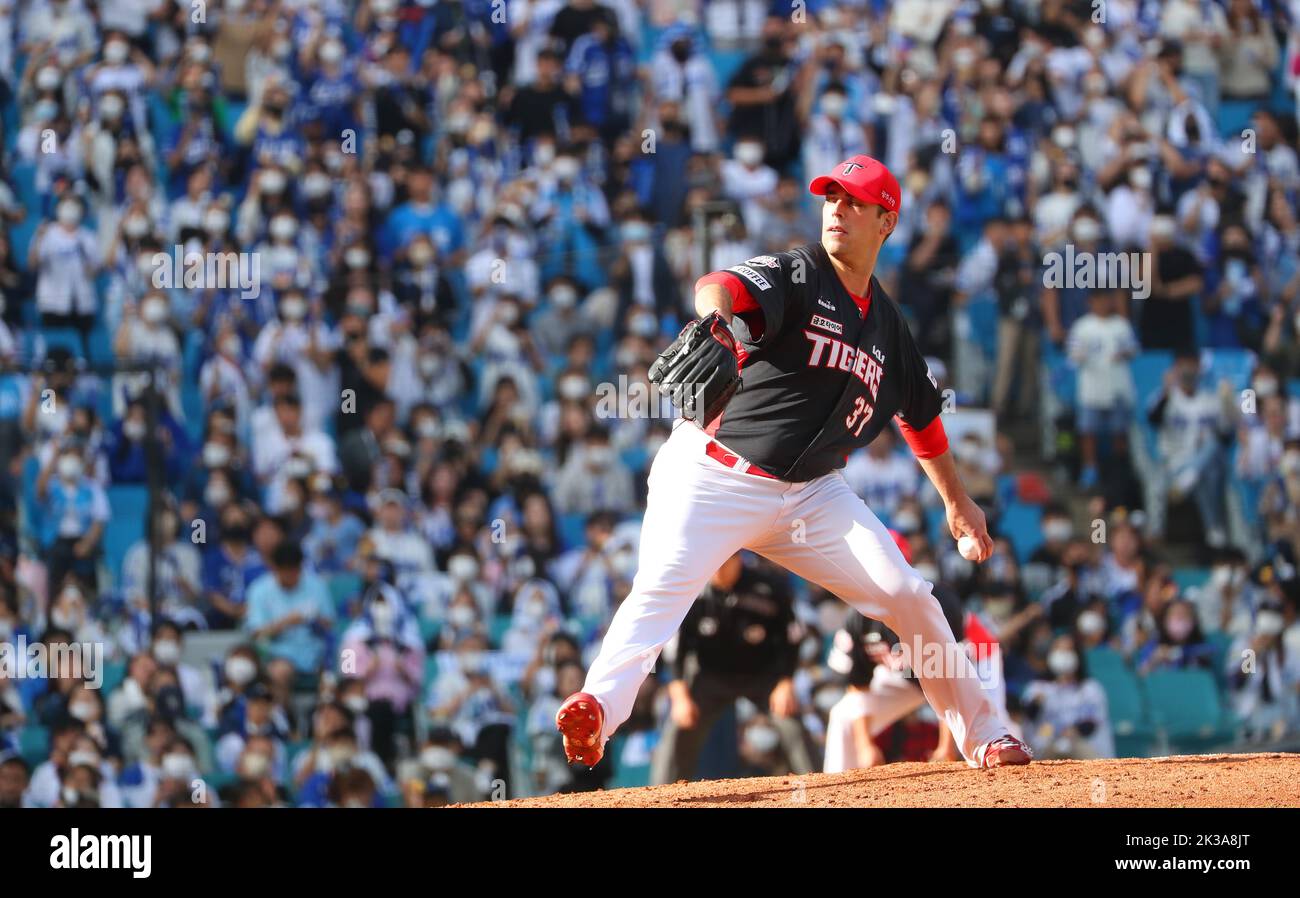 26th Sep, 2022. Baseball: Samsung Lions vs. Kia Tigers Kia Tigers ...