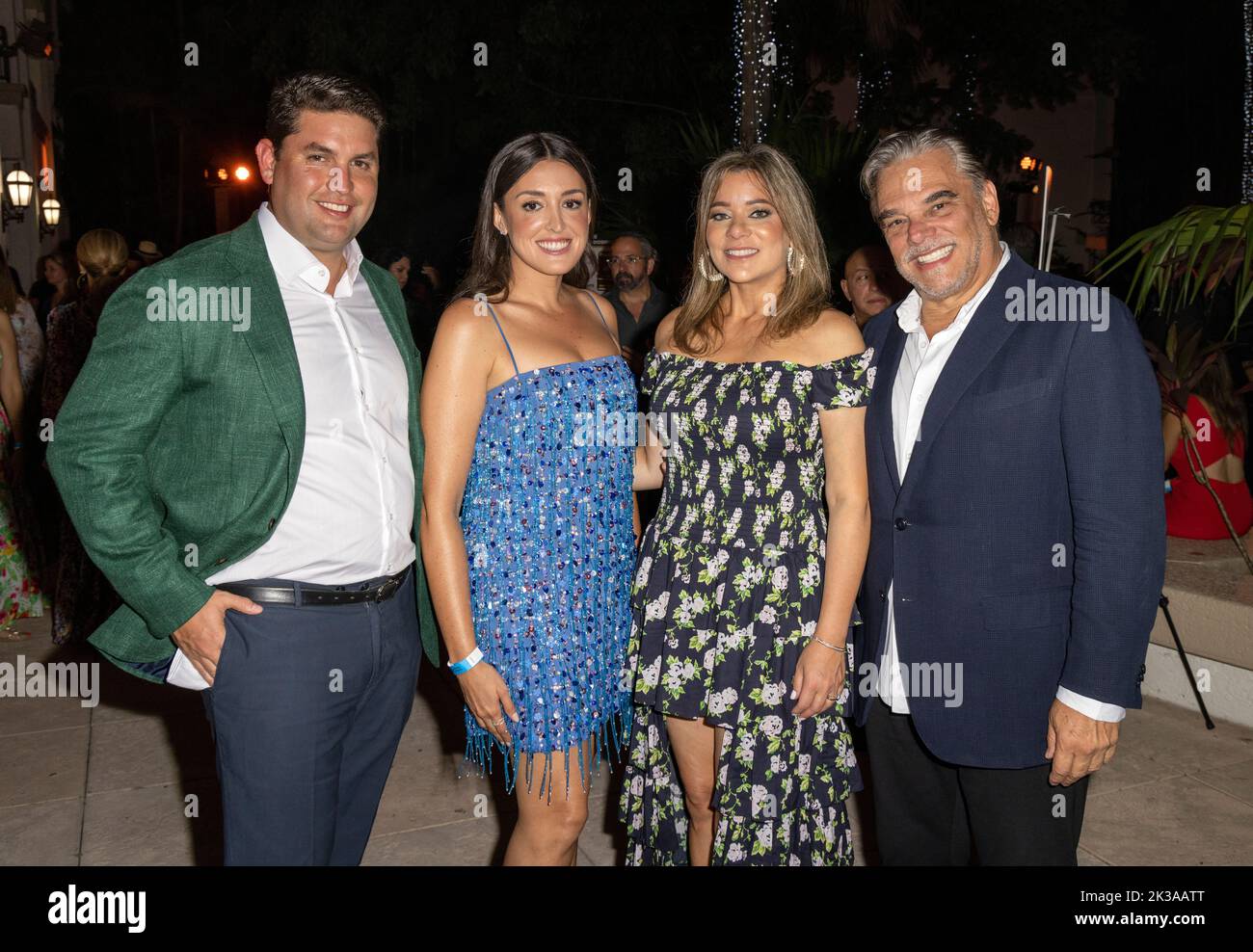 MIAMI, FL - SEP 24: Roger Duarte, Nicole Valls, Maggie and Fernando ...
