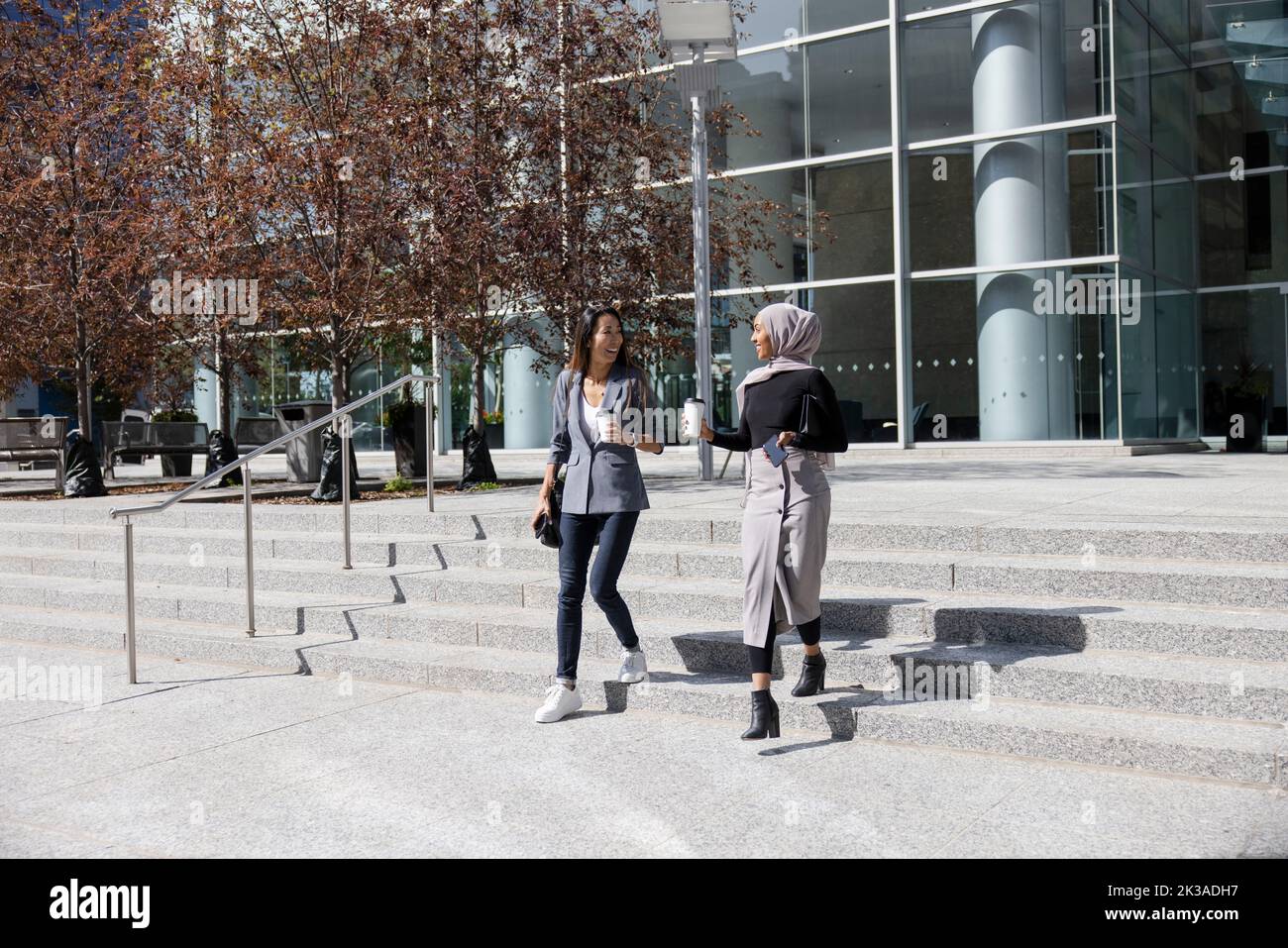 Walking down steps hi-res stock photography and images - Alamy