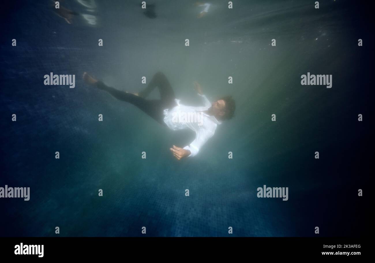 Pool drowning hi-res stock photography and images - Alamy