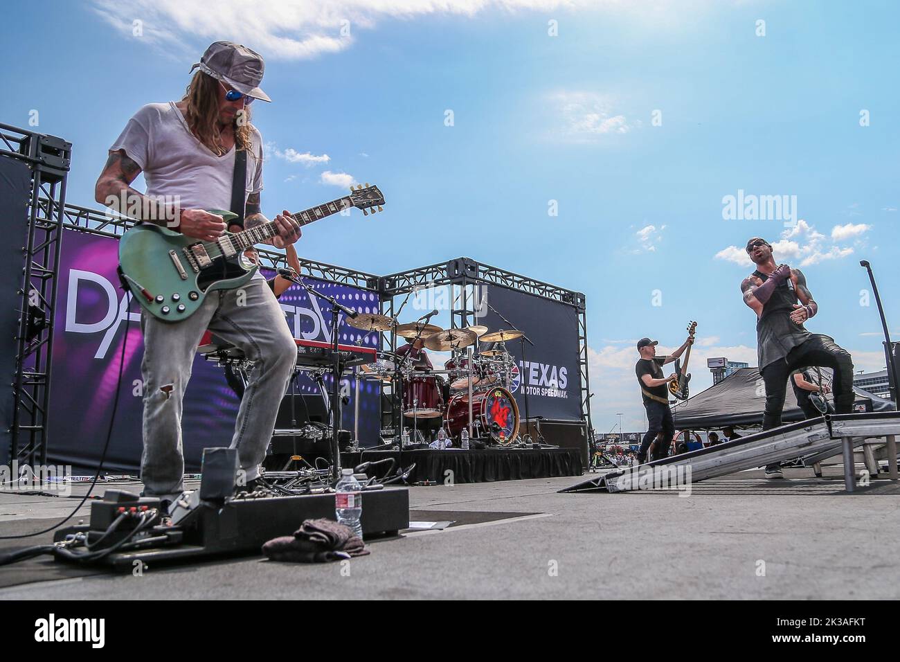 Fort Worth, Texas, USA. 25th Sep, 2022. Chris Daughtry and band members ...