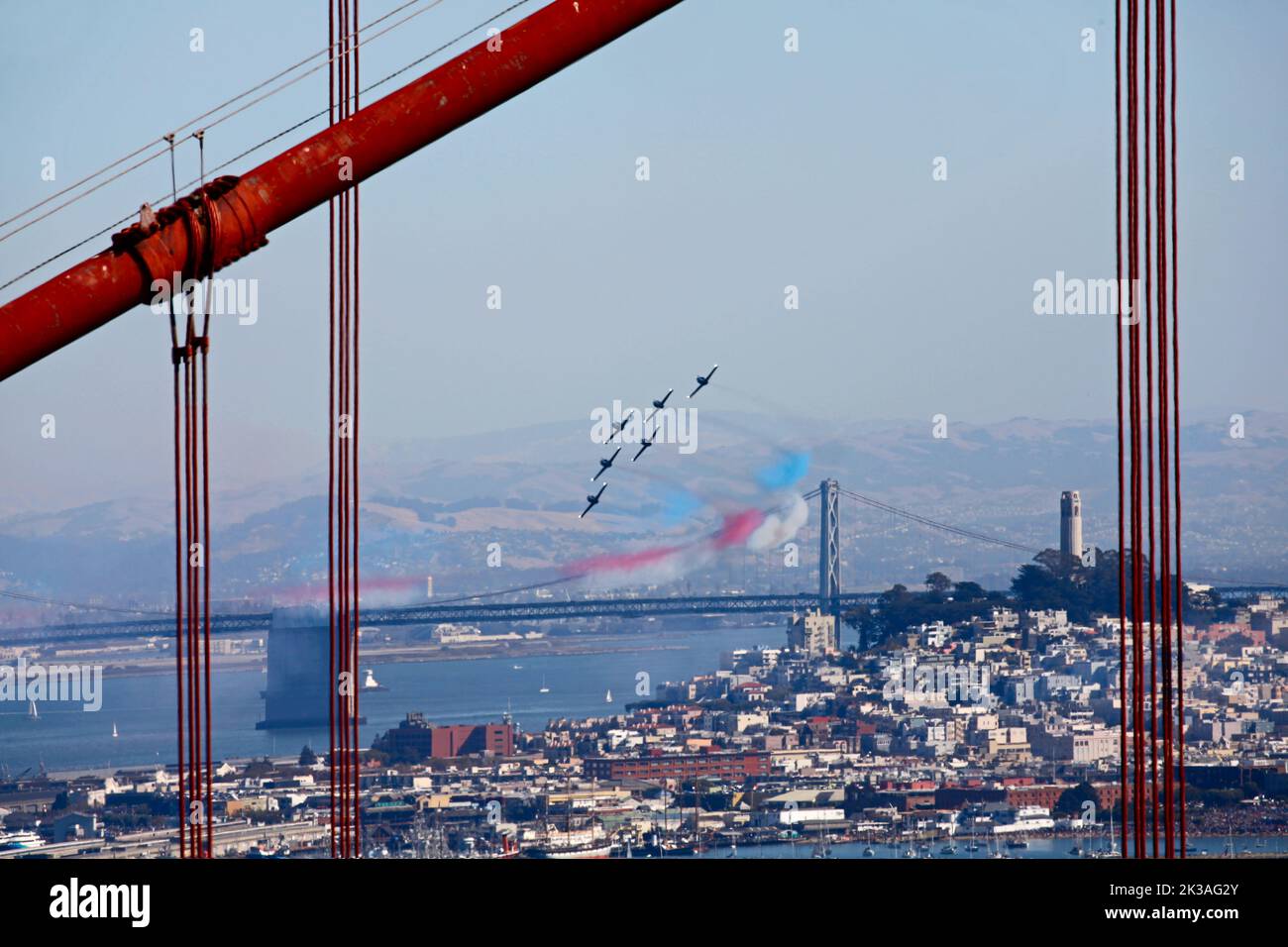 San Francisco Fleet Week - Air Show Stock Photo - Alamy