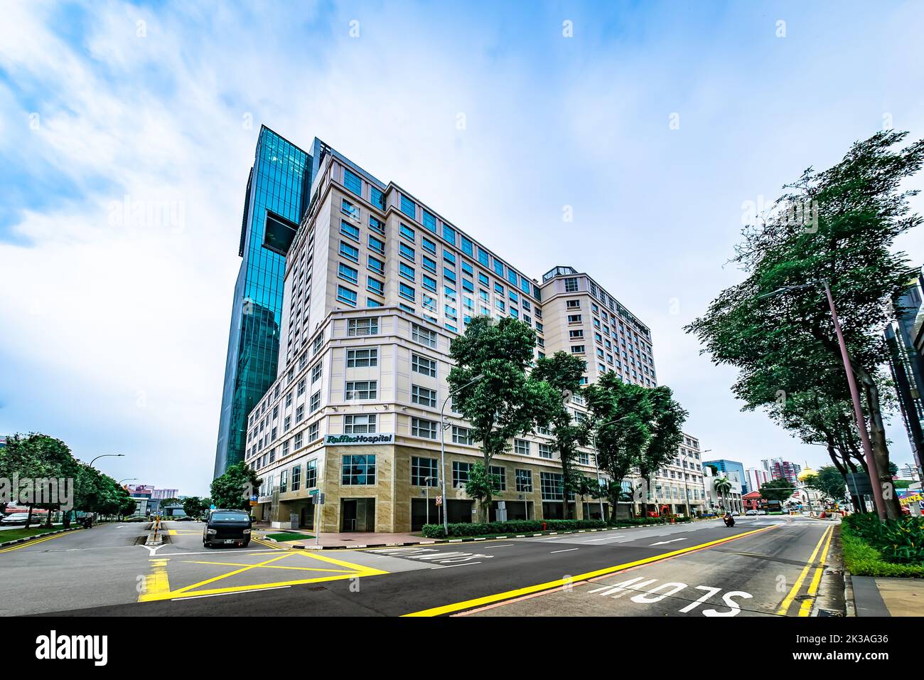 Raffles Hospital is located in the southeast of the city centre near ...