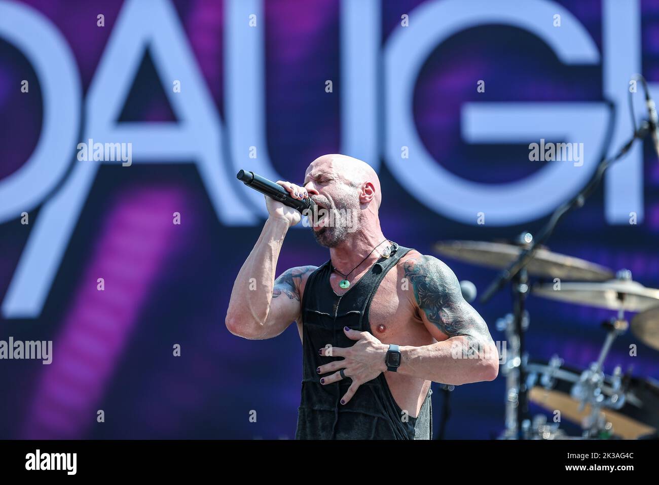 Fort Worth, Texas, USA. 25th Sep, 2022. Chris Daughtry and band members ...