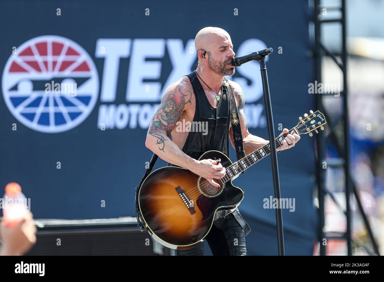 Fort Worth, Texas, USA. 25th Sep, 2022. Chris Daughtry and band members ...