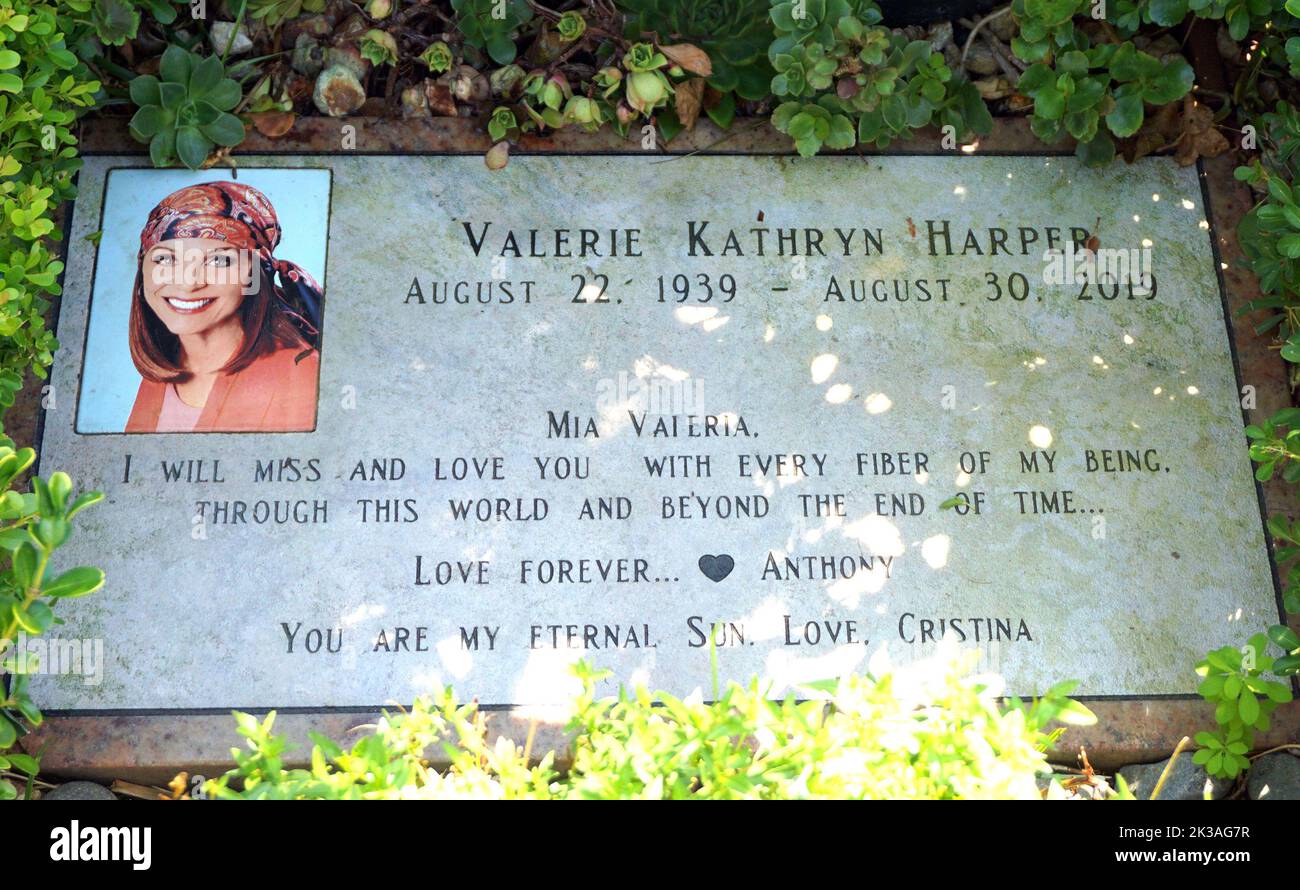 Valerie Harper gravesite at Hollywood Forever Cemetery Credit: Ron ...
