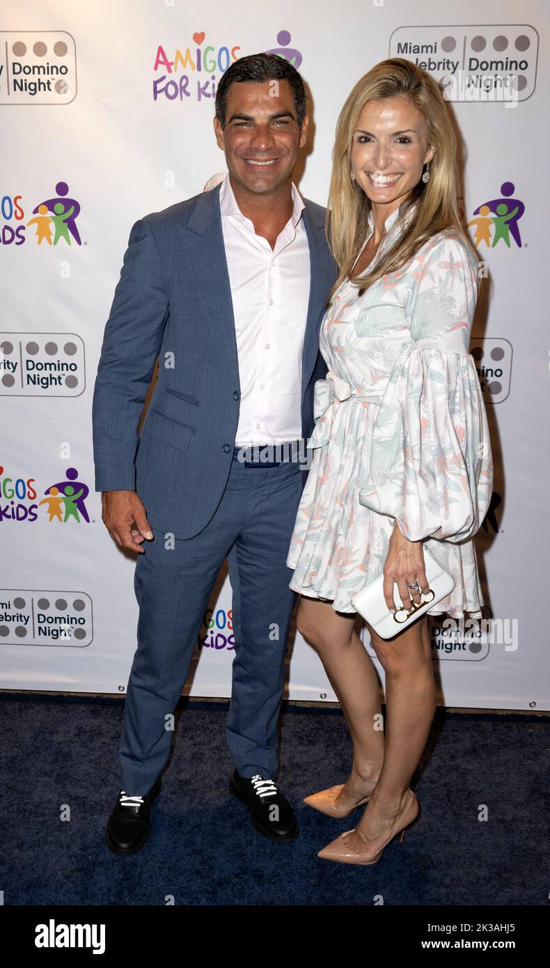 MIAMI, FL - SEP 24: City of Miami Mayor Frances Suarez and Gloria Font ...