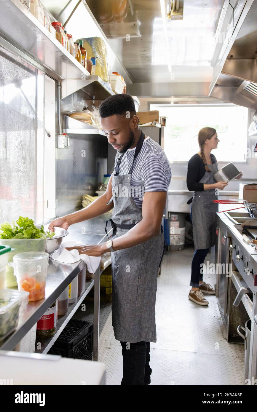Kitchen work table hi-res stock photography and images - Alamy